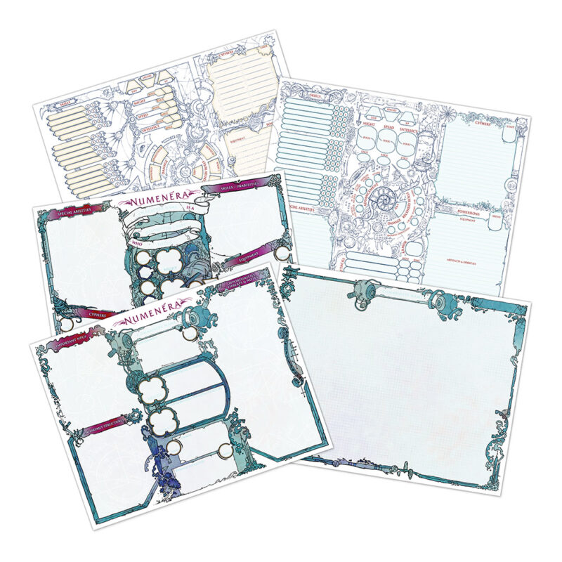 Numenera Character Portfolios and Character Sheets - Monte Cook Games Store