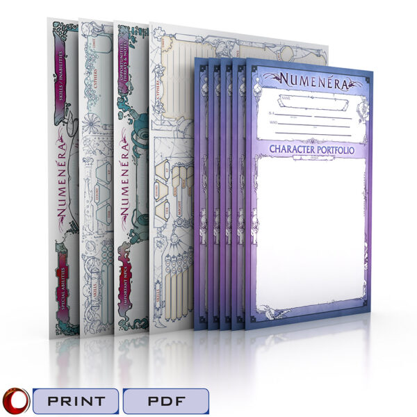 Numenera Character Portfolios and Character Sheets - Monte Cook Games Store