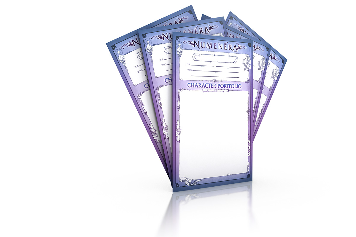 Numenera Character Portfolios And Character Sheets Monte Cook Games Store