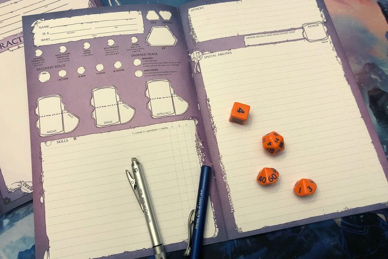 Numenera Character Portfolios And Character Sheets Monte Cook Games Store 