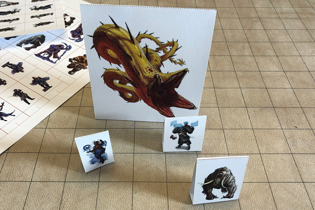 Numenera Character & Creature Standups – Stone Monkey