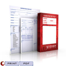 Cypher System Character Portfolios and Character Sheets - Monte Cook ...