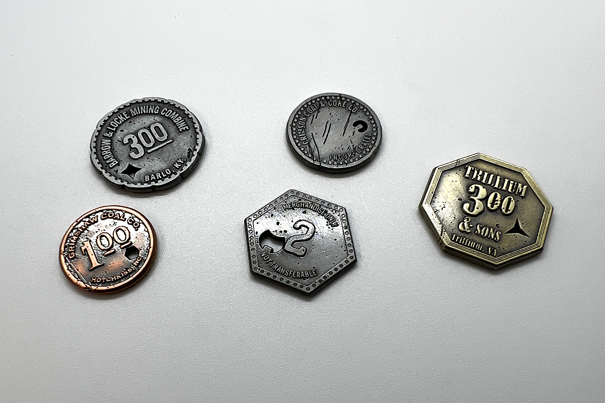 Old Gods of Appalachia Roleplaying Game Scrip Coin Set - Monte Cook ...