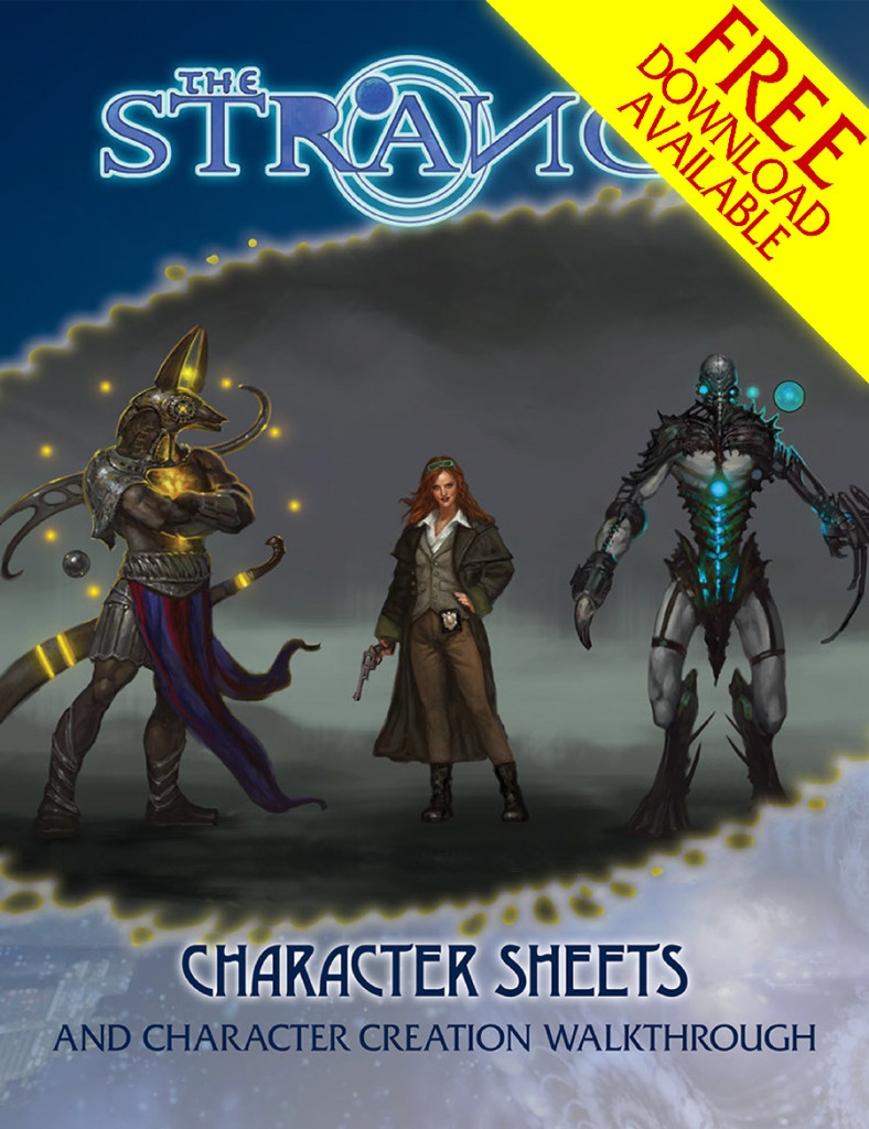 The Strange Character Sheets - Monte Cook Games