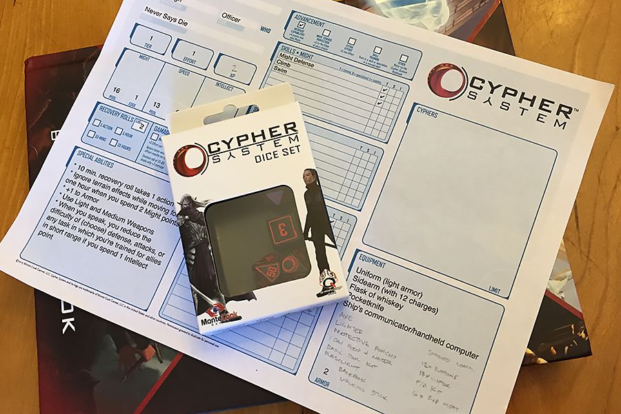 Cypher System Dice - Monte Cook Games