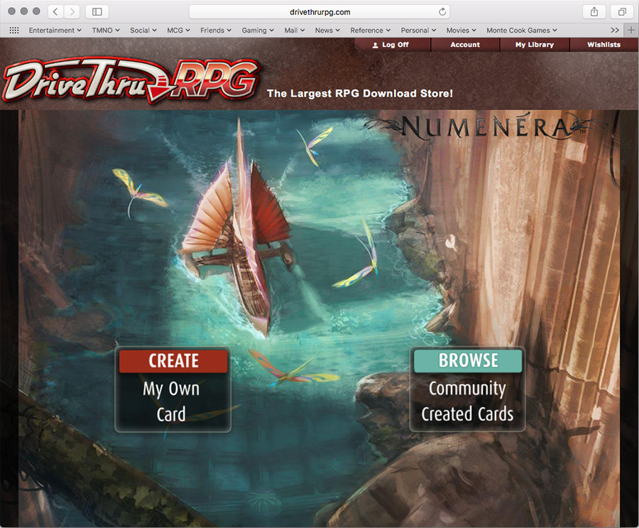 Announcing the Numenera Cypher Card Creator! - Monte Cook Games