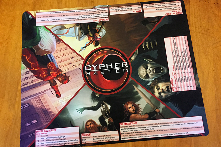 Cypher System Playmat - Monte Cook Games