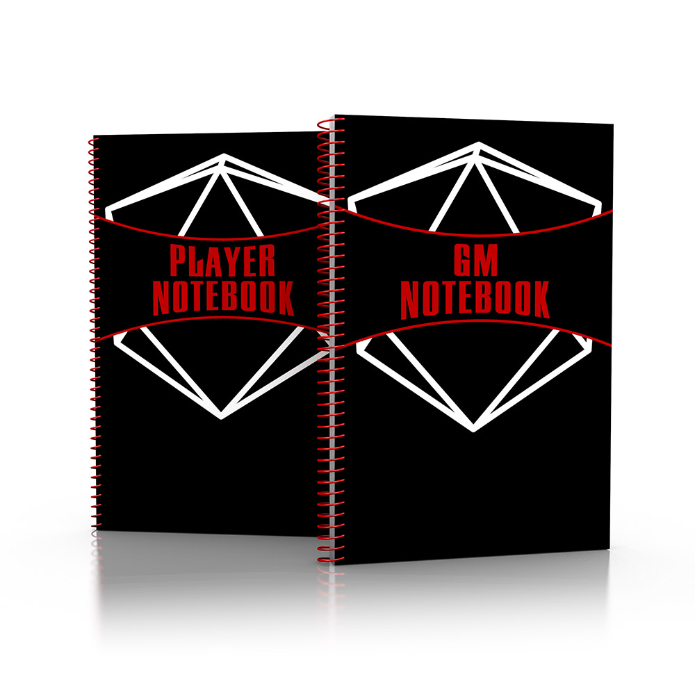 GM Notebook and Player Notebook - Monte Cook Games