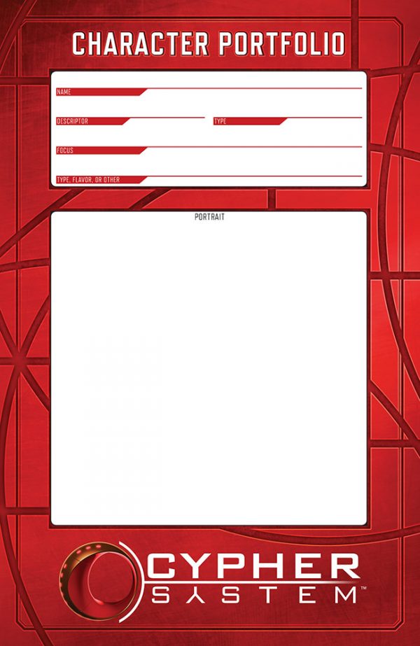 Cypher System Character Portfolio - Monte Cook Games