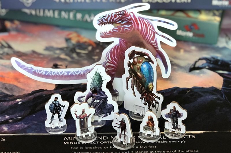 Numenera Character and Creature Standups - Monte Cook Games