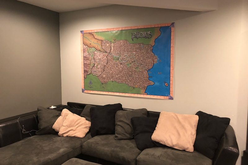 Ptolus Dice and Vinyl Wall Maps - Monte Cook Games