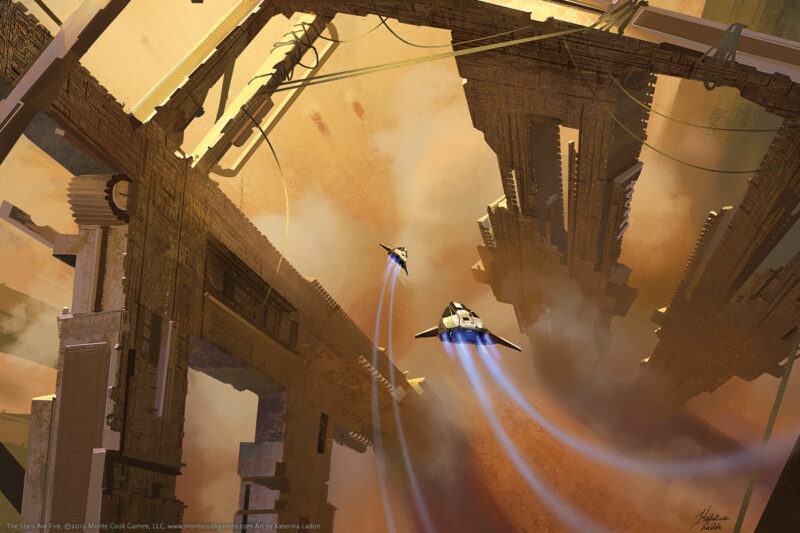 Our First Ten Years: The Stars Are Fire - Monte Cook Games