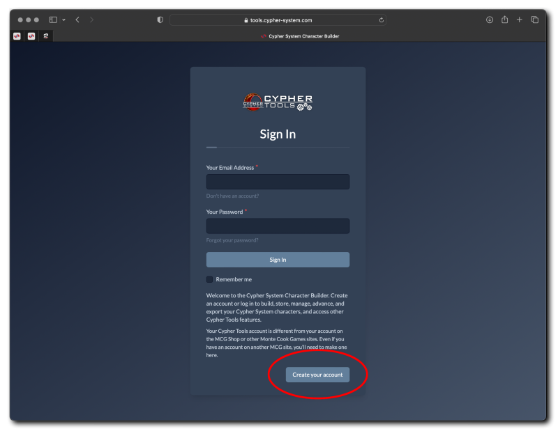 How to Use the Cypher System Character Builder - Monte Cook Games