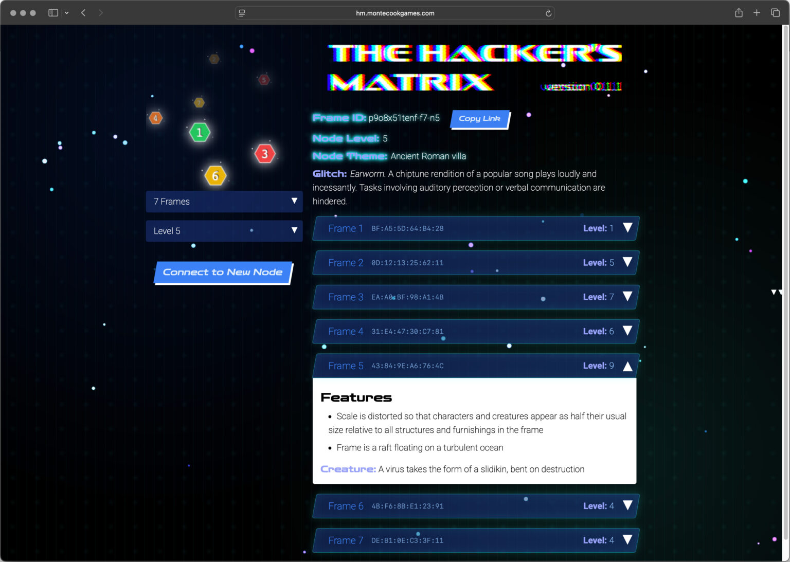 Hacker's Matrix - Monte Cook Games